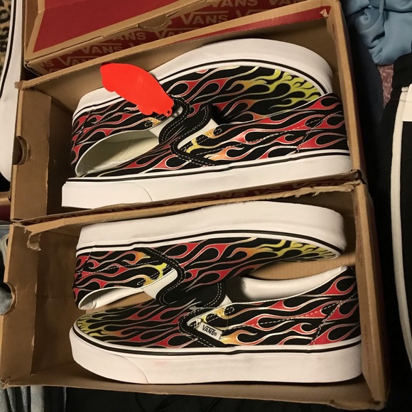 Vans | Shoes | Brand New Flame Vans With Tags Never Worn | Poshmark